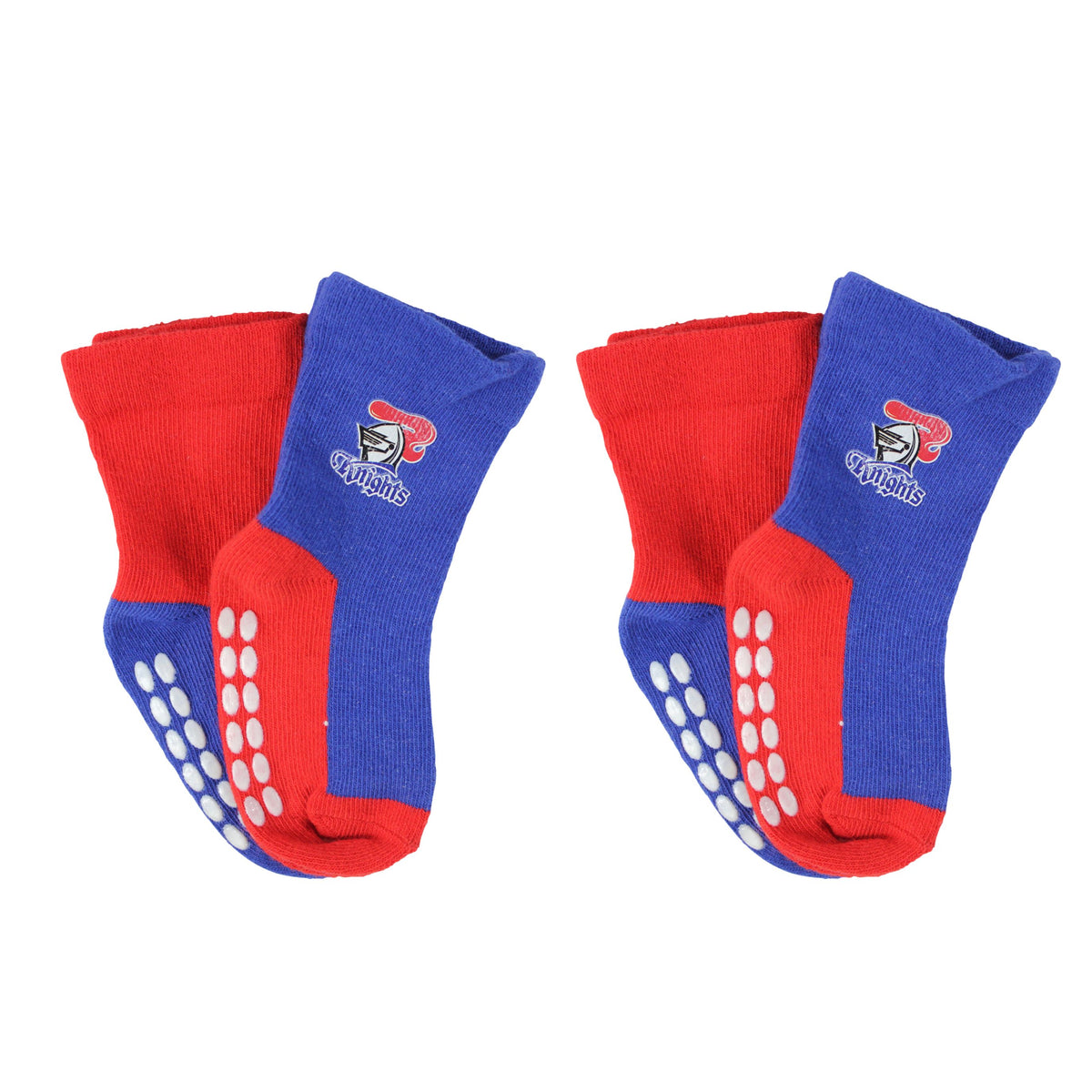 NRL Newcastle Knights 4 Pairs Infant Socks
