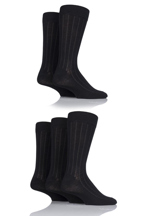 Men's Bamboo Socks - Plain or Colourful, Multipacks