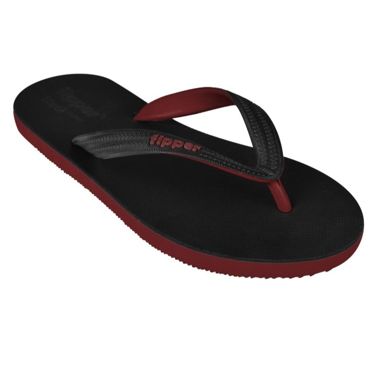 Fipper Black Series Natural Rubber Thongs - Mens